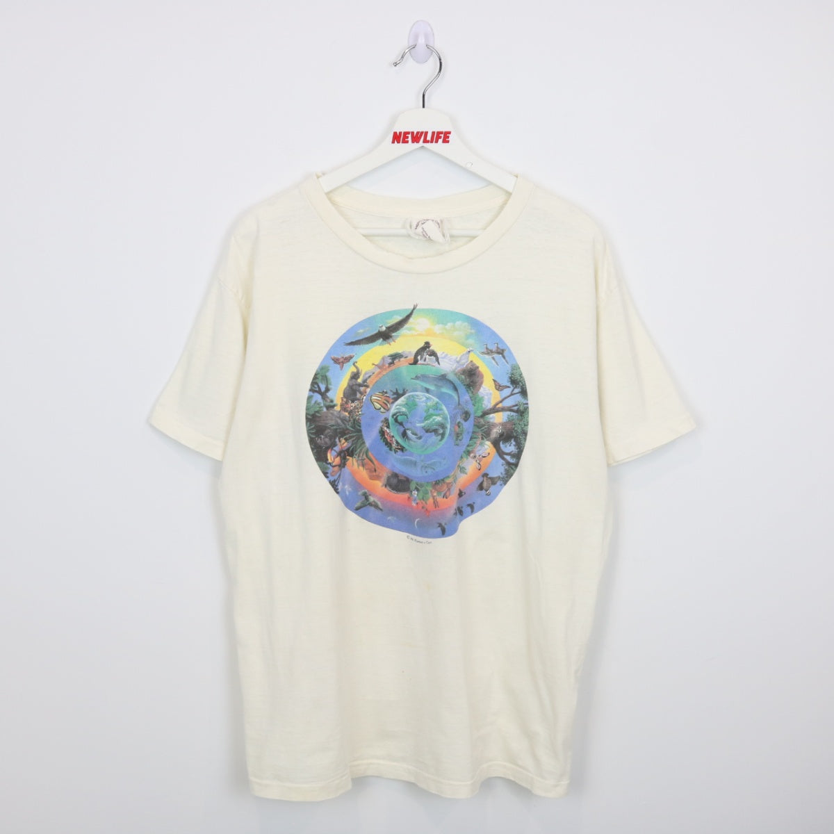 Vintage 1994 Human-i-Tees Earth Nature Tee - L – NEWLIFE